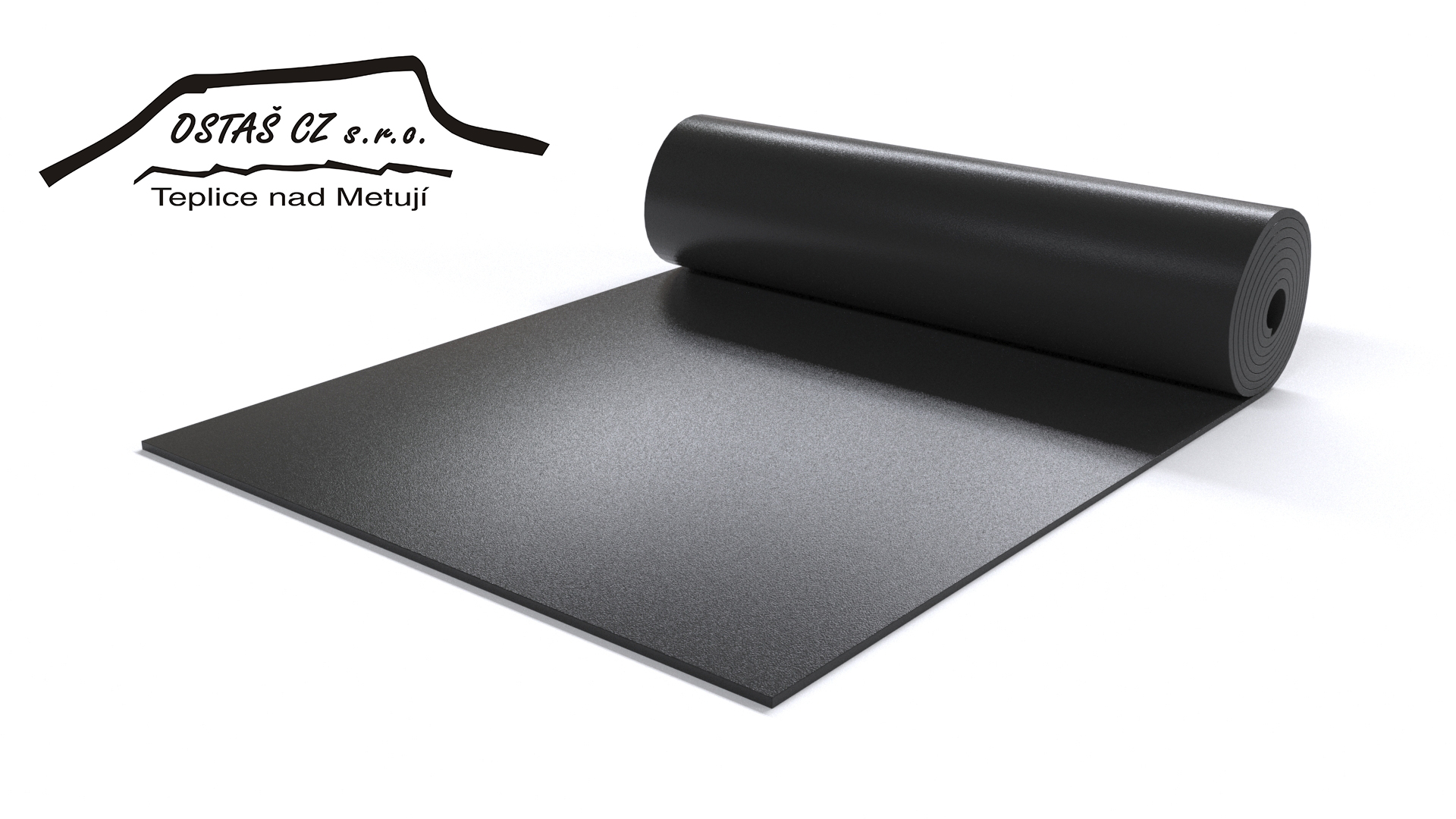 SBR rubber with a pad