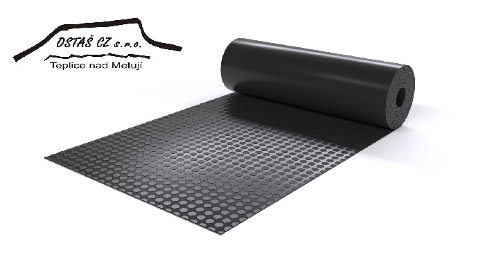 Rubber flooring - penny rubbers (SBR - styrene butadiene rubber)